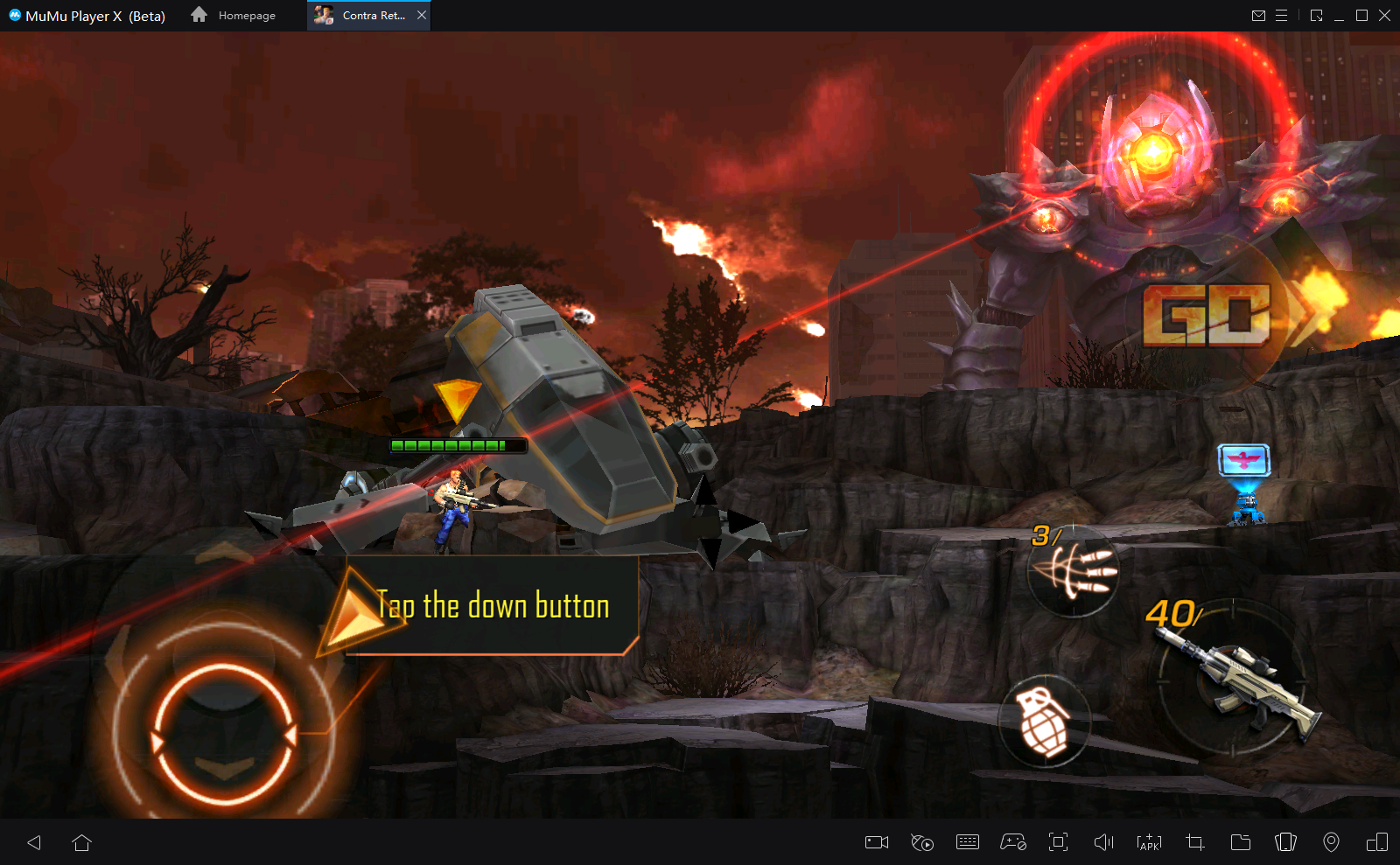 How to Play Contra Return on MuMu Player
