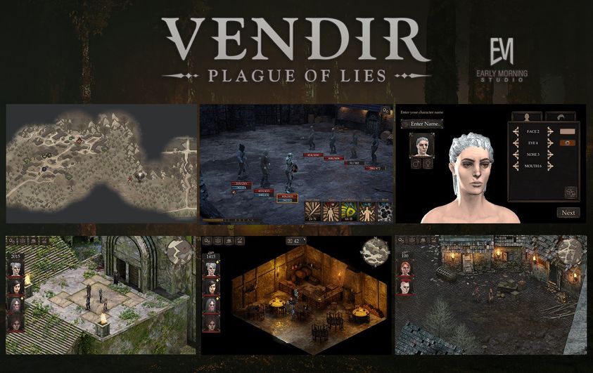 Vendir: Plague of Lies is an old-school RPG now available