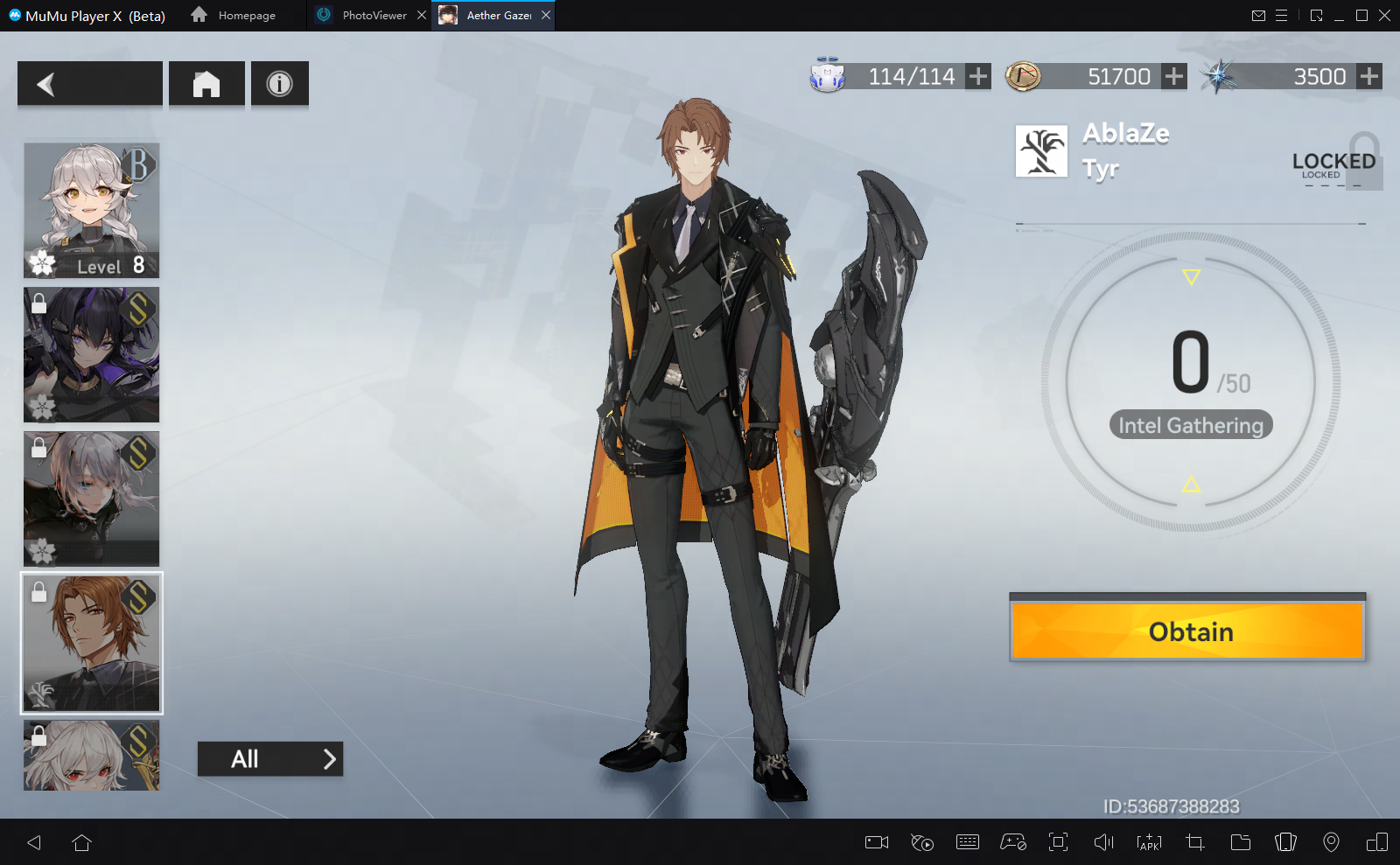 Voice Actors List for Aether Gazer