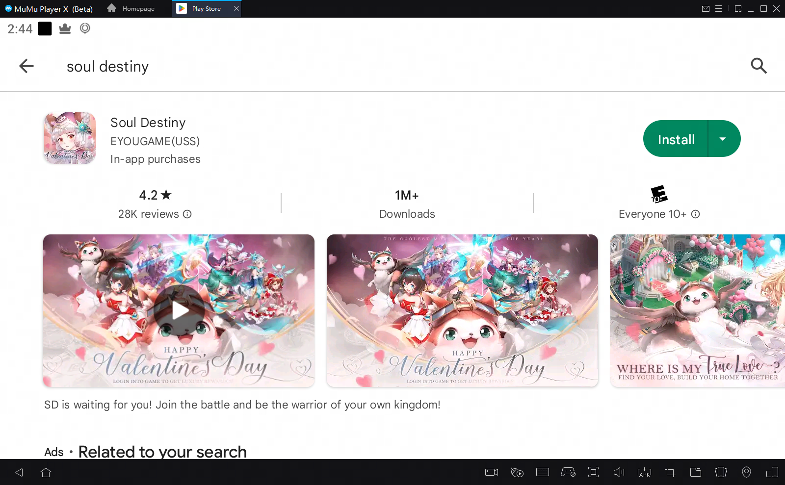 How to play Soul Destiny on PC with MuMu Player