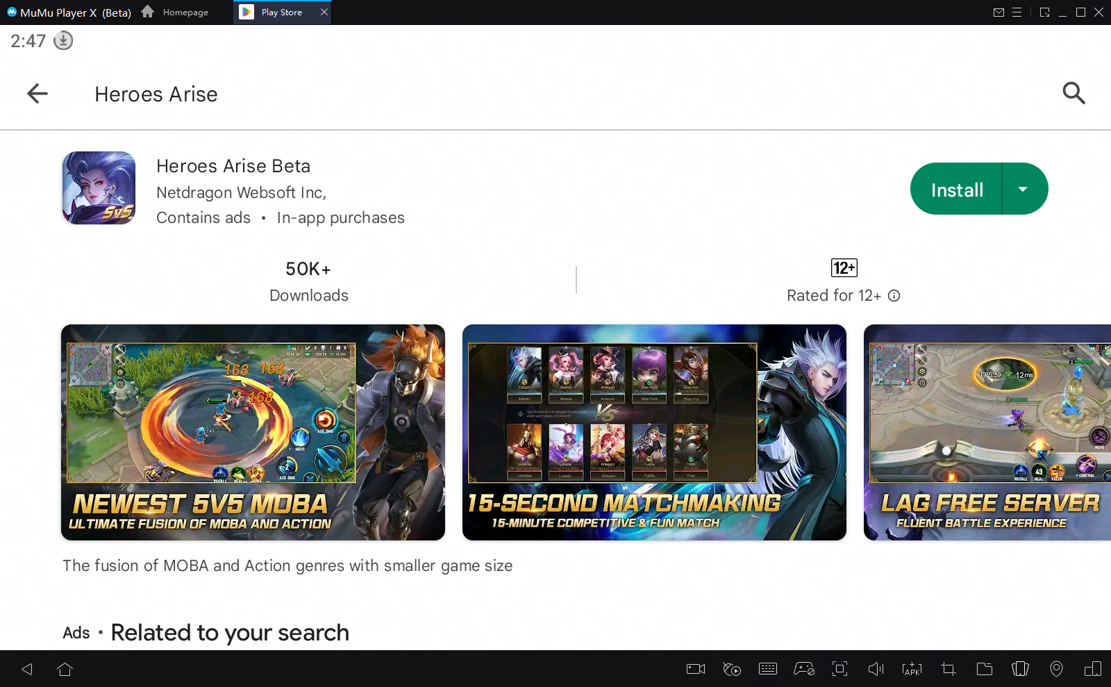 How to play Heroes Arise on PC with MuMu Player