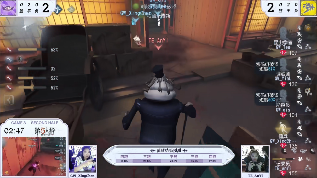 《第五人格》2023IVL夏季赛常规赛W1D3：余烬重燃，巅峰再战_《第五人格》官方网站