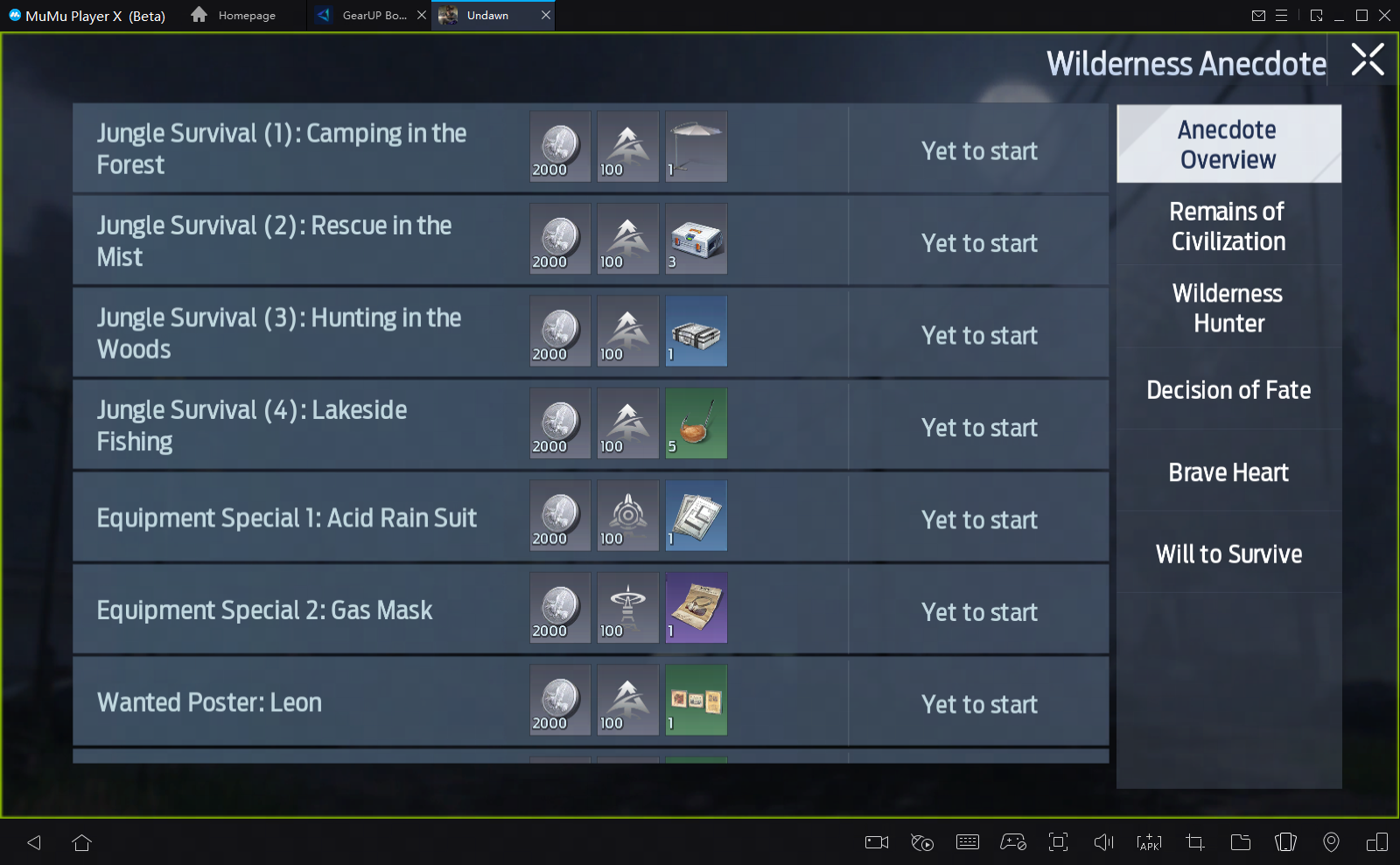 Gameplay Basics of Undawn