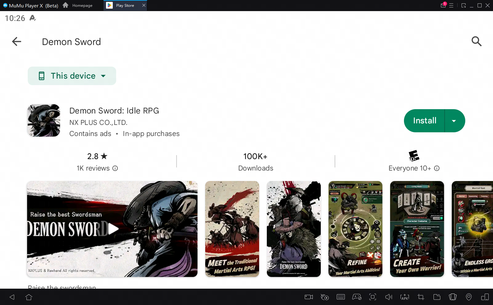 How to play Demon Sword: Idle RPG on PC with MuMu Player