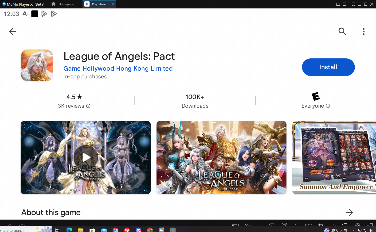 How to play League of Angels: Pact on PC with MuMu Player