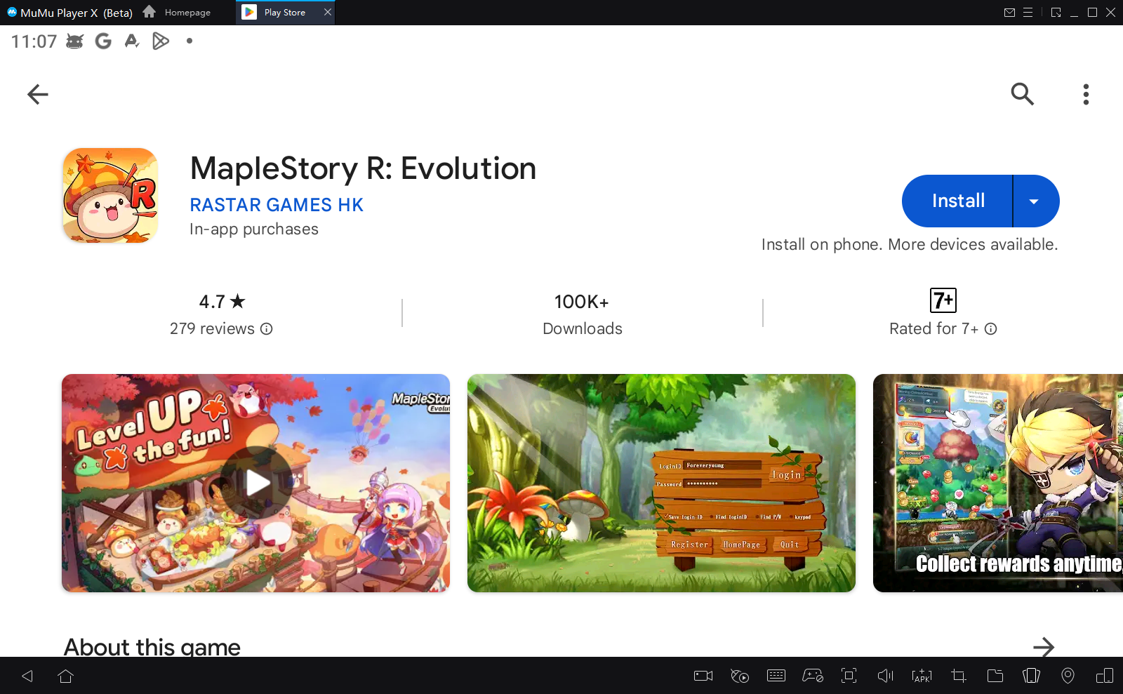 How to play MapleStory R: Evolution on PC with MuMu Player
