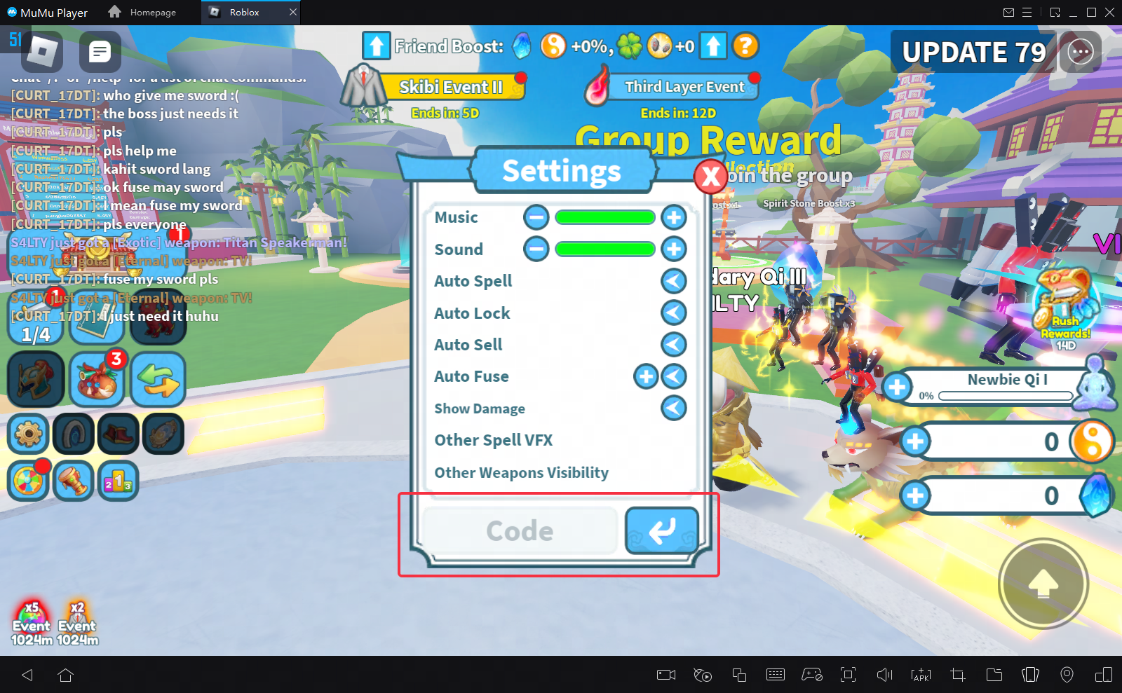 Roblox Weapon Fighting Simulator Redeem Codes