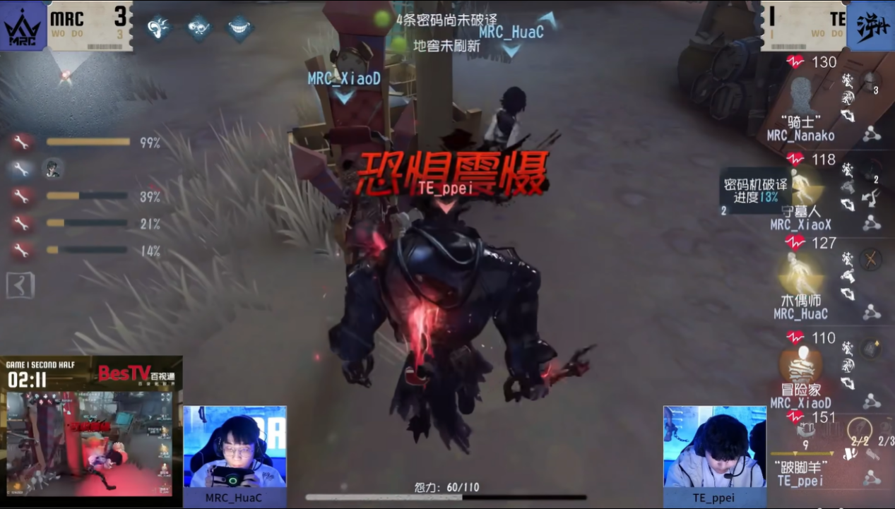 《第五人格》2025IVL秋季赛常规赛W4D2：逆转乾坤，克敌制胜_《第五人格》官方网站